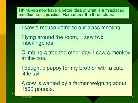 PPT Misplaced Modifiers PowerPoint Presentation Free Download ID 111916