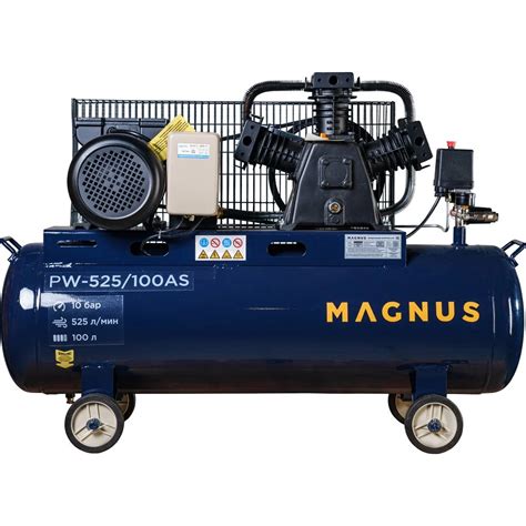 Компрессор воздушный Magnus PW-525/100АS новый фильтр(10атм.,3,0кВт ...