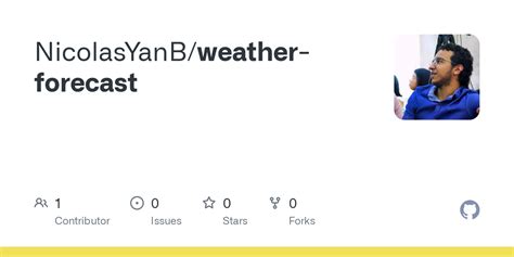 Github Nicolasyanbweather Forecast