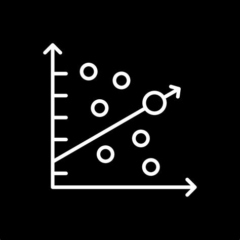 Scatter Graph Line Inverted Icon Design 43941095 Vector Art At Vecteezy