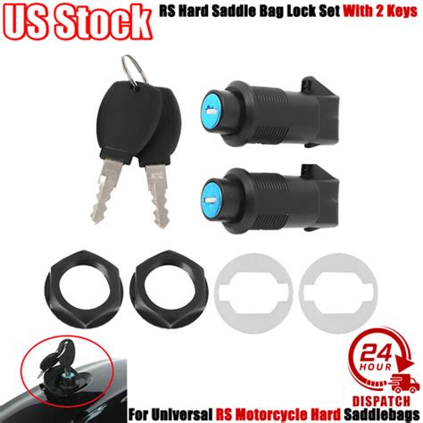 Replacement Rs Lock Set For Universal Rs Motorcycle Hard Saddlebags