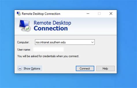 Helpdesk X How To Connect To Roo Using Remote Desktop Knowledge Base
