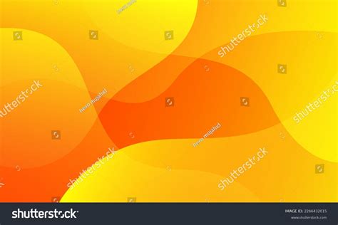 Abstract Orange Gradient Wavy Background Vector Stock Vector Royalty Free 2266432015