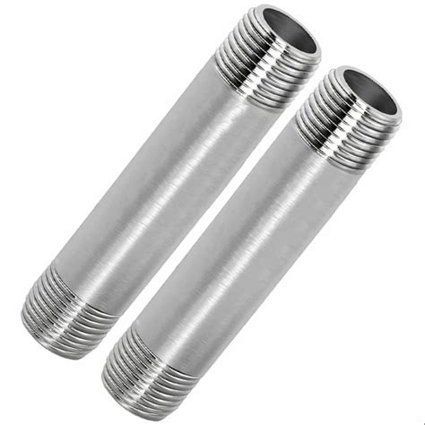 18inch Length Threaded Stainless Steel Pipe Nipple Thread Length 1
