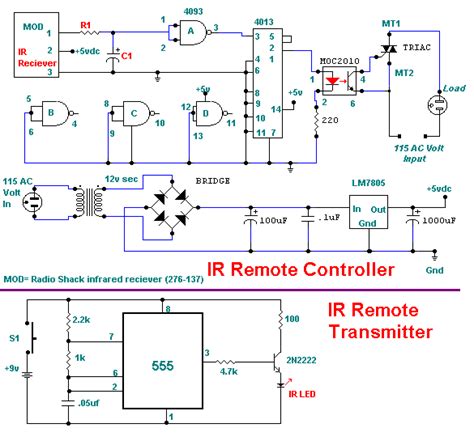IR Remote Control For Operates On 115 Volts Ac