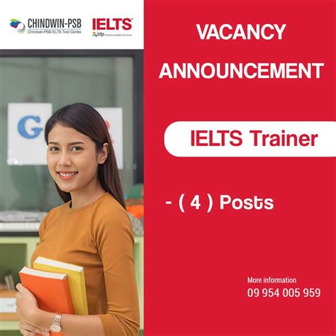 Vacancyannouncement Chindwinpsbieltstestcentre Ielts Chindwin