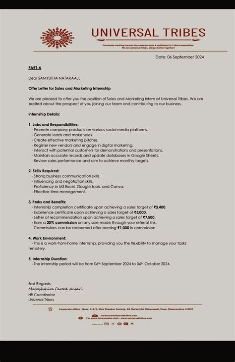 Samyutha Nataraaj On Linkedin Happy To Share My New Role In Universal Tribes Sales And