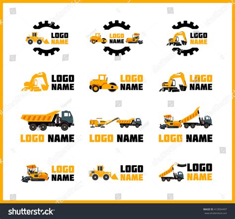 Vector Icons Construction Equipment That Can Stock Vector Royalty Free 413054497 Shutterstock