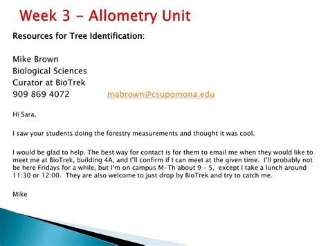 Ppt Allometry Exercise Powerpoint Presentation Free Download Id