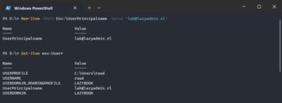 How To Set An Environment Variable In PowerShell LazyAdmin