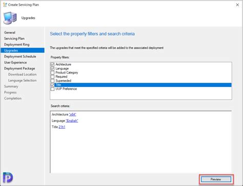how to upgrade windows 10 21h1 using sccm configmgr