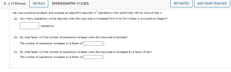 Solved Let C Be A Positive Constant And Suppose An Chegg Com