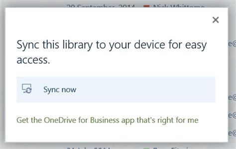 Office Sharepoint Icon Weirdness Sync Button Nick Whittome