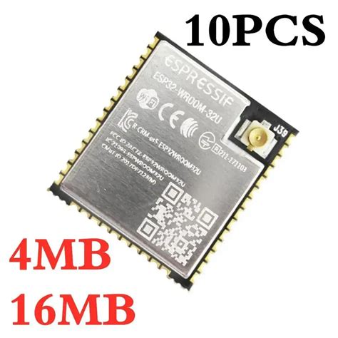 10pcs esp32 wroom 32u esp32 wroom 32ue integrates esp32 d0wd 4mb 16mb
