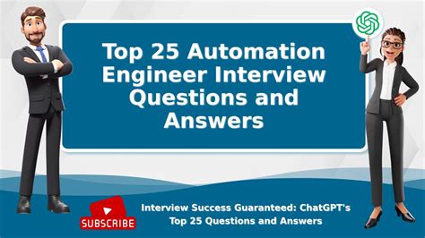 Top 25 Automation Engineer Interview Questions And Answers Youtube