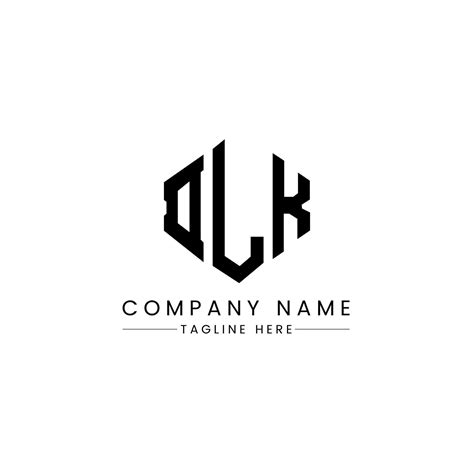 Dlk Letter Logo Design With Polygon Shape Dlk Polygon And Cube Shape