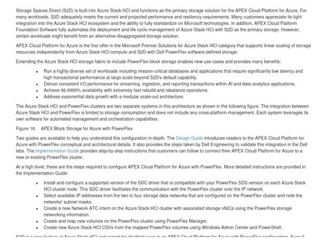 Consuming Powerflex Block Storage From Apex Cloud Platform For Azure