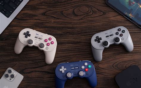 8bitdo Pro 3 Bluetooth Gamepad G Classic Gray And Purple Collectors