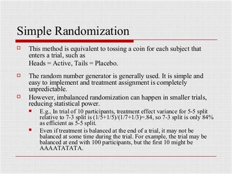 randomization