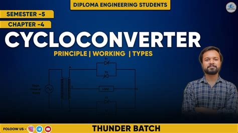 Pe Ch 4 Cycloconverter Types Working Principle Most Imp Gtu💯 Marutiacademy Gtu Exam