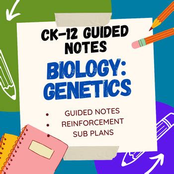 Biology CK Guided Notes Genetics Chapter TPT