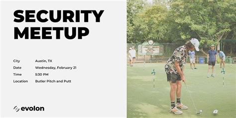 Tanner Larocque On Linkedin Security Meetup Austin Tx Butler Pitch And Putt