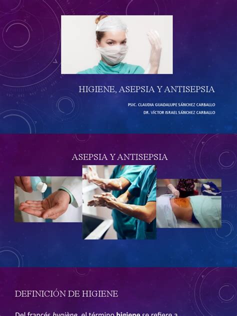 Técnicas De Asepsia Y Antisepsia Pdf Higiene Enfermedades Y
