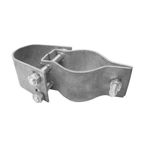 Abrazadera Doble De 48 Mm Para Malla Ciclón Ciclones Galvanizado Mallas