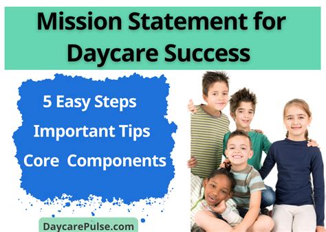 Writing A Mission Statement For Daycare Success A Step By Step Guide