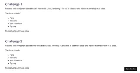 React Multiple Components Forked Codesandbox