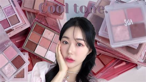 Sub 2021 하반기 신상 쿨톤팔레트 모음 리뷰🥳 여쿨라and여름뮤트and겨쿨and브라이트 다 있음 쿨톤 팔레트 비교 롬앤스킨푸드언리시아삐아웨이크메이크베령