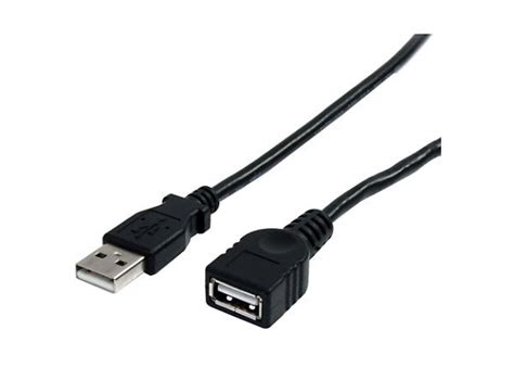 10 Ft Usb A Male To Usb A Female Cable Black Pdi Communication Systems Inc