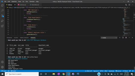GitHub Tianwes MySQL Employee Tracker Allows Users To Interact With An Employee Database
