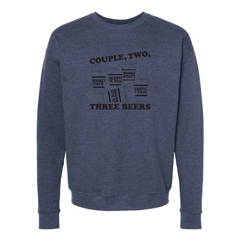 Couple Two Three State Fair Beers Minnesota Crewneck Sweatshirt