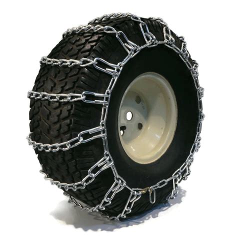 The Rop Shop Pair Of 2 Link Tire Chains 18x7x8 For Kawasaki And Polaris
