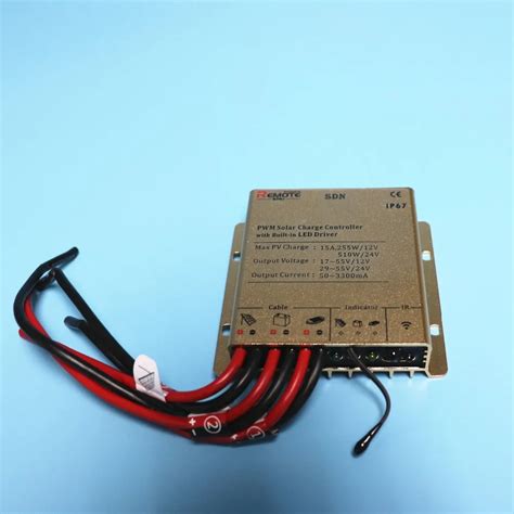 Pwm Waterproof Ip67 Solar Controller With Built In Led Driver Pv 10a Dimmer 40w 12v 40w 24v