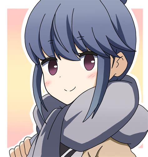 Safebooru 1girl Bangs Blue Hair Blush Border Closed Mouth Commentary
