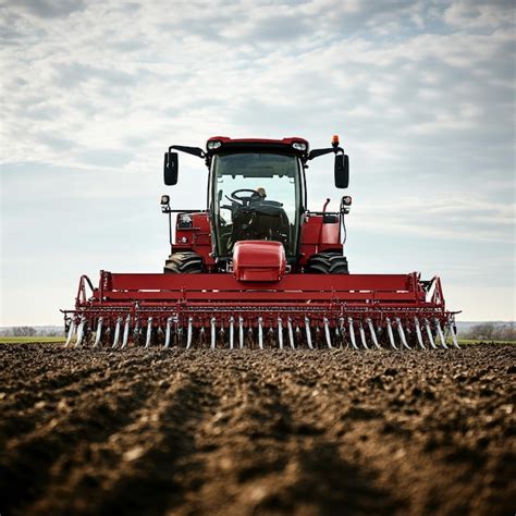 Agricultural Seeder Red Professional Photography Lightness Premium Ai
