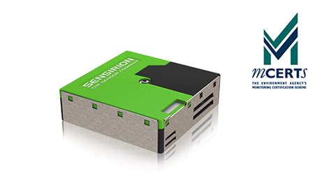 Sensirion S SPS Particulate Matter Sensor Awarded MCERTS Certification EXPO XX NEWS