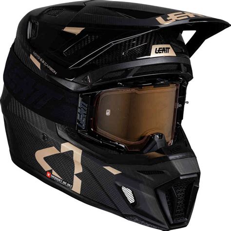 Leatt 95 Carbon Bronze 2025 Motocross Helmet With Goggles Buy Cheap