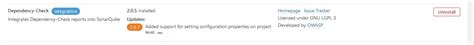 Dependency Check With Sonar Does Not Work Issue Dependency Check Dependency Check