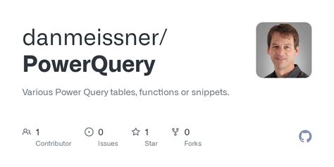 Github Danmeissnerpowerquery Various Power Query Tables Functions