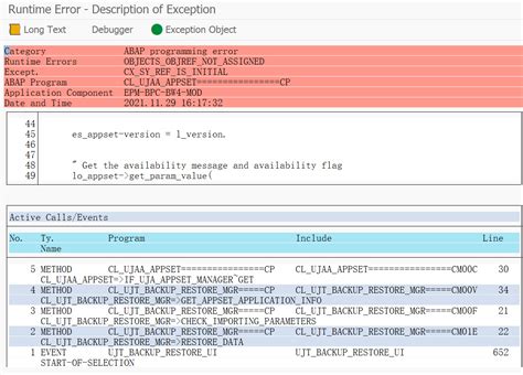 run error objects objref not assigned cx sy re sap community