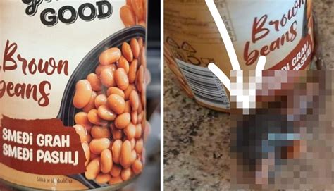 Kupac U Konzervi Graha Pronašao štakora