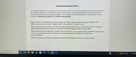 solved tutorial questions for week 1the tutorial questions