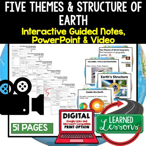 GUIDED NOTES IN WORLD GEOGRAPHY CLASS FOR ENGAGEMENT Learned Lessons Teaching Materials