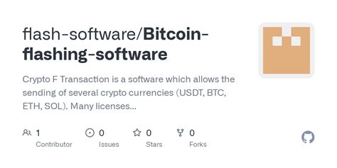 github flash software bitcoin flashing software crypto f transaction