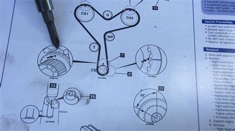 Diagram Of Serpentine Belt For 2006 Toyota Highlander