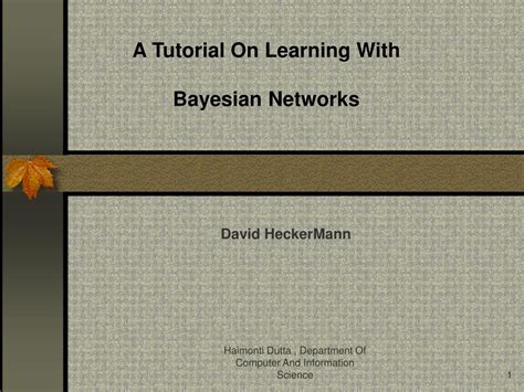 Ppt A Tutorial On Learning With Bayesian Networks Powerpoint Presentation Id1270857
