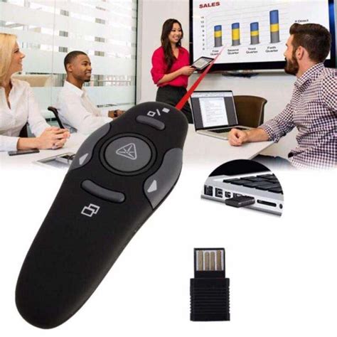 GHz Wireless Presenter Remote Control PowerPoint Ppt Clicker Presentation USB Control Lazada PH